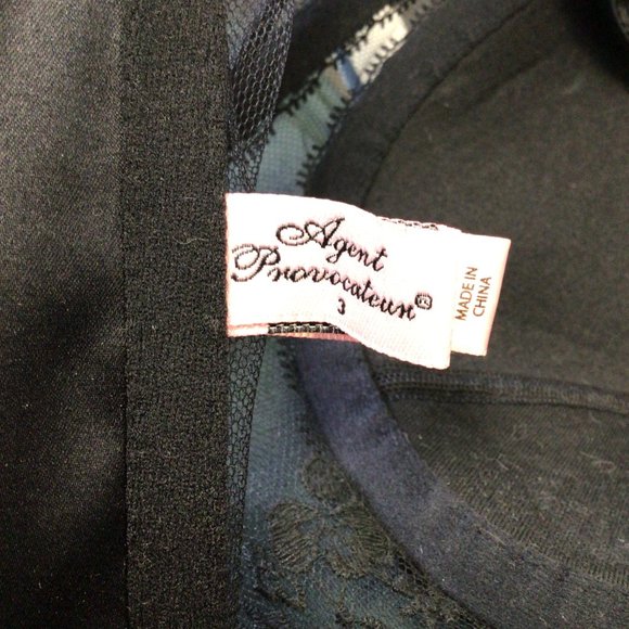 Agent Provocateur | Tops | Agent Provocateur Black Multi Floral ...